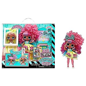 LOL Surprise Tweens Surprise Swap Curls-2-Crimps Cora Fashion Doll with 20+ Surprises Including Styling Head and Fabulous Fashions and Accessories – Great Gift for Kids Ages 4+