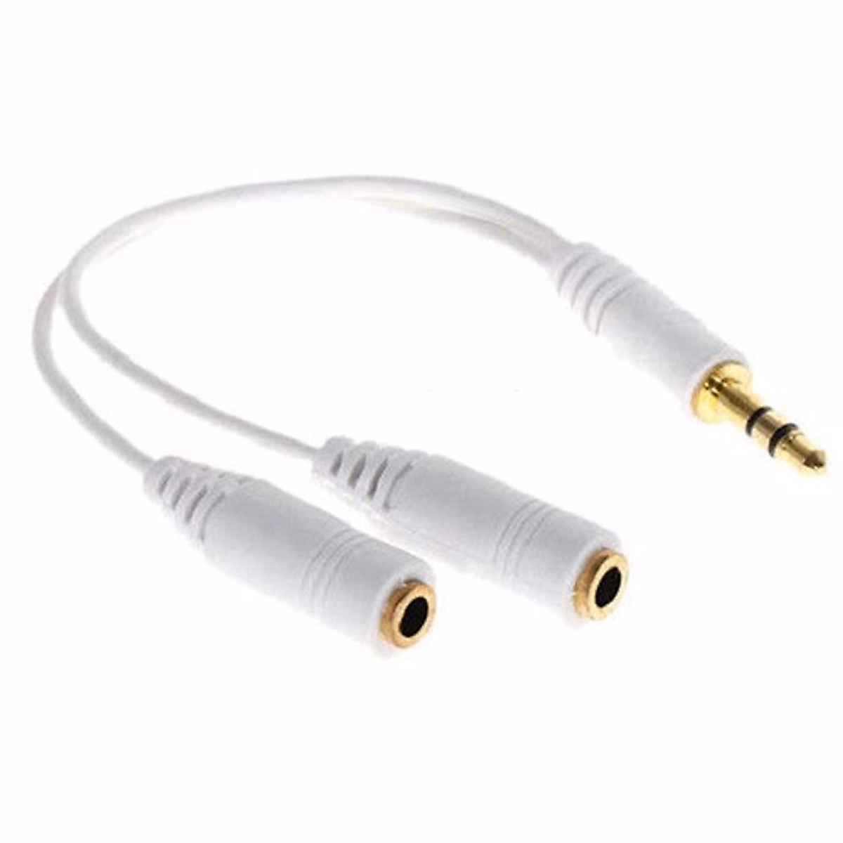 Headphones Splitter for Galaxy A14 5G - 3.5mm Earphone Adapter Dual Headset Port Audio Jack Adaptor J2N Compatible with Samsung Galaxy A14 5G