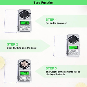 GRAM PRES Digital Milligram Scale 50/0.001 Gram Accuracy,Small Jewellery Coin Powder Pocket Scale Digital Gram and Oz,Digital Gram Scale with Lcd for Medicine, Gold, Gem, Reloading