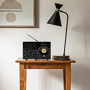 Crosley CR3042A-BK Maverick Portable AM/FM Radio with Bluetooth Receiver, Black