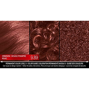 Schwarzkopf Keratin Color, Color & Moisture Permanent Hair Color Cream, 9.89 Crimson