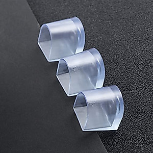 Beavorty High Heel Chair High Heel Chair High Heel Protectors Transparent Heel Stoppers 16pcs 10-12mm Heel Repair Caps Covers for Women Wedding Grass Rubber Shoe Covers Shoe Heel Protectors