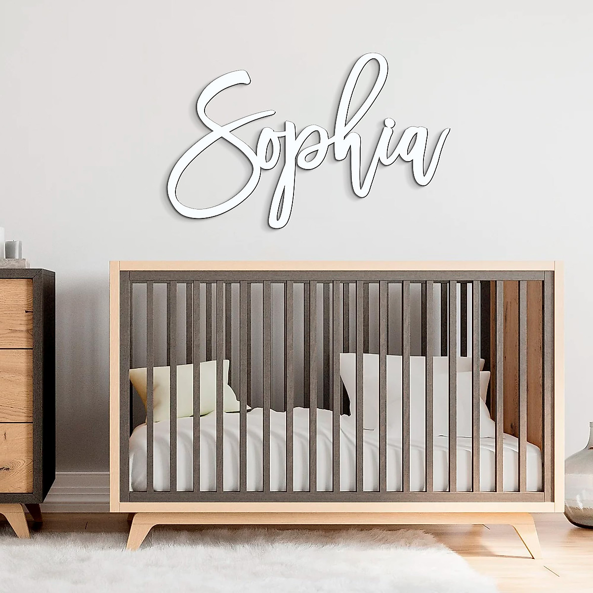 Personalized Wooden Name Sign for Nursery Wall Decor, Customized Name Sign Baby Room Decor, Baby Nursery Name Sign Wood Signs Personalized Baby Name Sign, Custom Sign Custom Name Sign Wooden Baby Sign