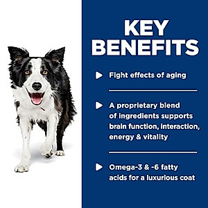 Hill's Science Diet Senior Vitality, Senior Adult 7+, Senior Premium Nutrition, Wet Dog Food, Chicken & Vegetables Stew, 12.5 oz Can, Case of 12