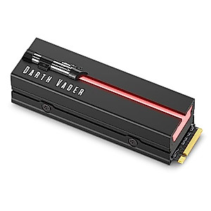 Seagate Lightsaber Collection Special Edition FireCuda SSD 1TB Solid State Drive - M.2 PCIe Gen4 ×4 NVMe 1.4, up to 7300MB/s, Customizable RGB LED Lightsabers (ZP1000GM3A053)