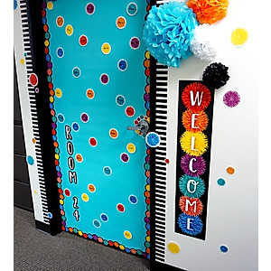 CTP Pom Poms EZ Border for Classroom Bulletin Board Border for Classroom (Creative Teaching Press 10515), 48 ft per Package
