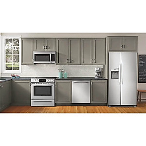 Frigidaire FRSC2333AS 36'' Freestanding Counter Depth Side by Side Refrigerator with 22.2 cu. ft. Capacity, Glass Shelves, Ice Maker, in Stainless Steel