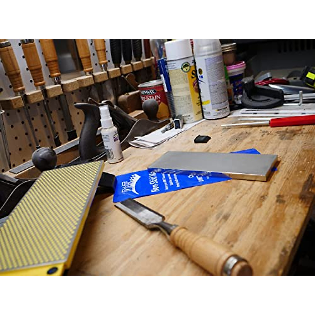 Diamond Machining Technology (DMT) D8XX Dia-Sharp Diamond Sharpening Stone Bench Plane, Extra Extra Coarse, 8 Inch