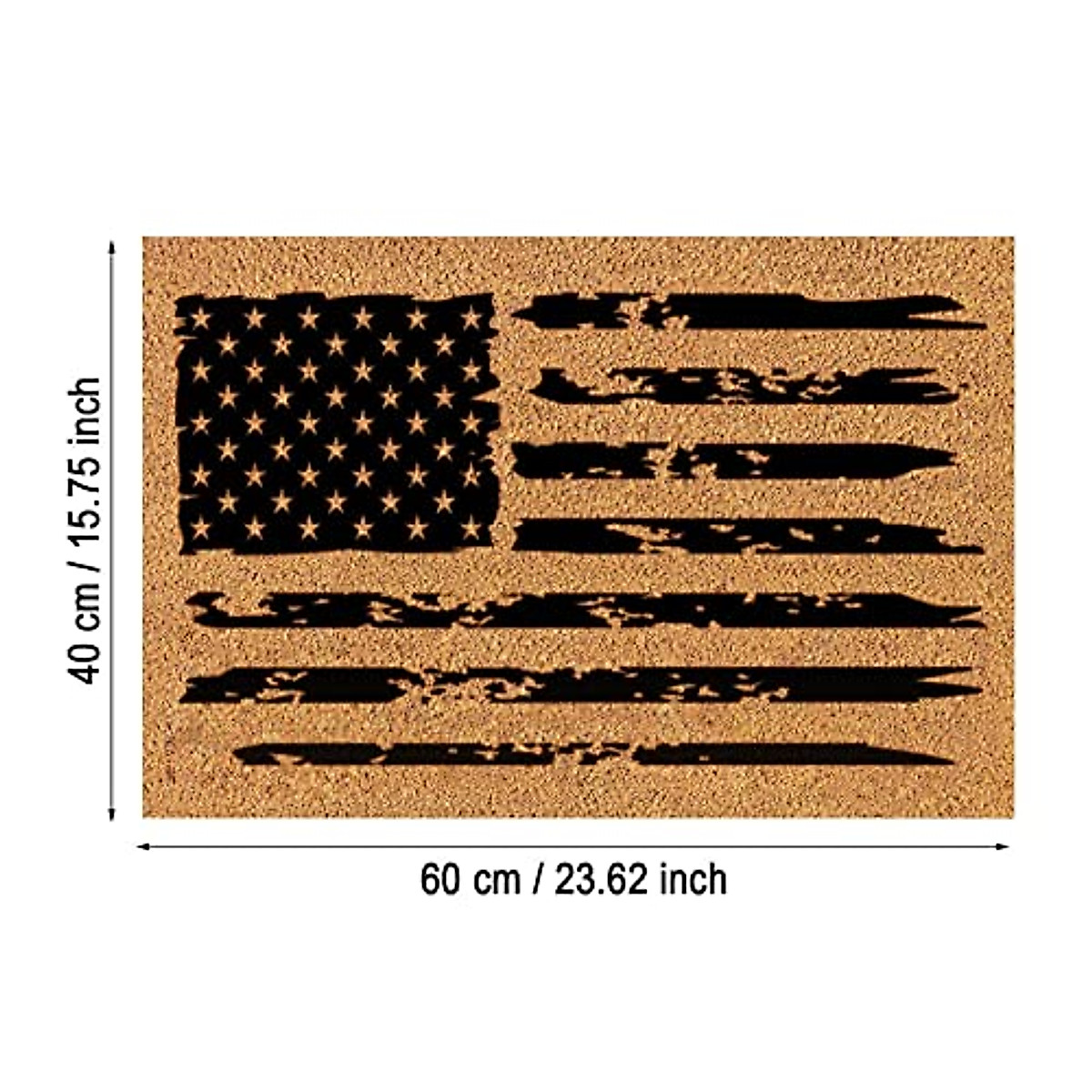Indoor Front Door Mat Party In The Usa Coir Print Decoration Patriotic Mats for Outside Entry Welcome Independence Day 4Th of July Memorial Flag Hello,Summer Soft Oh My Stars Cute Absorbent Attractive