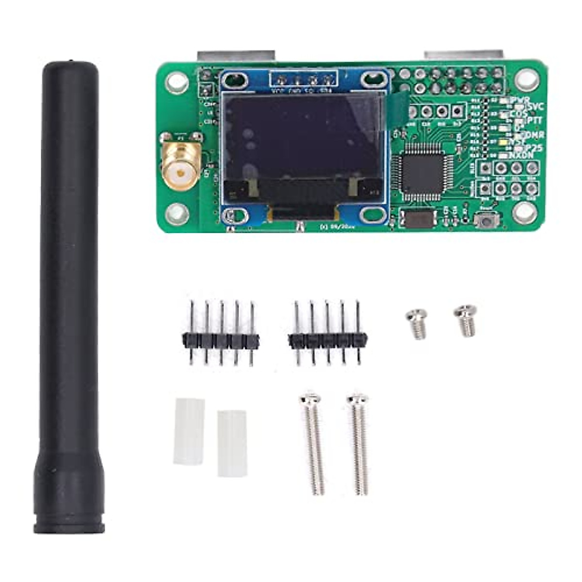 Hotspot Module, USB Easy to Upgrade DMR P25 YSF DSTAR USB Hotspot Board with Screen for Project Development