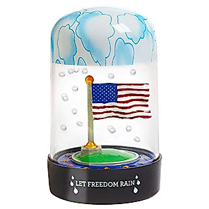 RainGlobes - Let Freedom Rain - The Globe That Rains - Exquisite Craftsmanship - Unique Style, Home Decor Rain Globes Water Globe for Loved Ones
