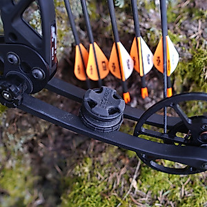 LimbSaver Broadband Dampener for Split Limb Compound Bows, Red, 2-Pack