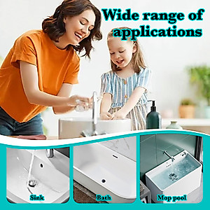 Sink Drain Strainer, ZMyHeart Drain Hair Catcher, Bathroom Universal Basin Sink Drain Stopper, Anti-Clogging, Bathtub Sink Stopper for 1.04~1.97 inch Drain Hole (Satellite Type)