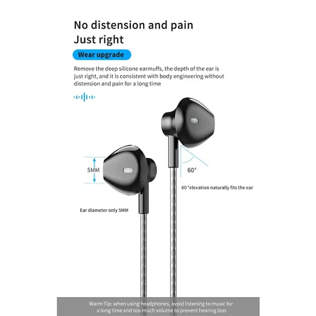 Zxen Technology Receiver and Earphones for Airlink and Other Compatible in Ear Monitor Systems