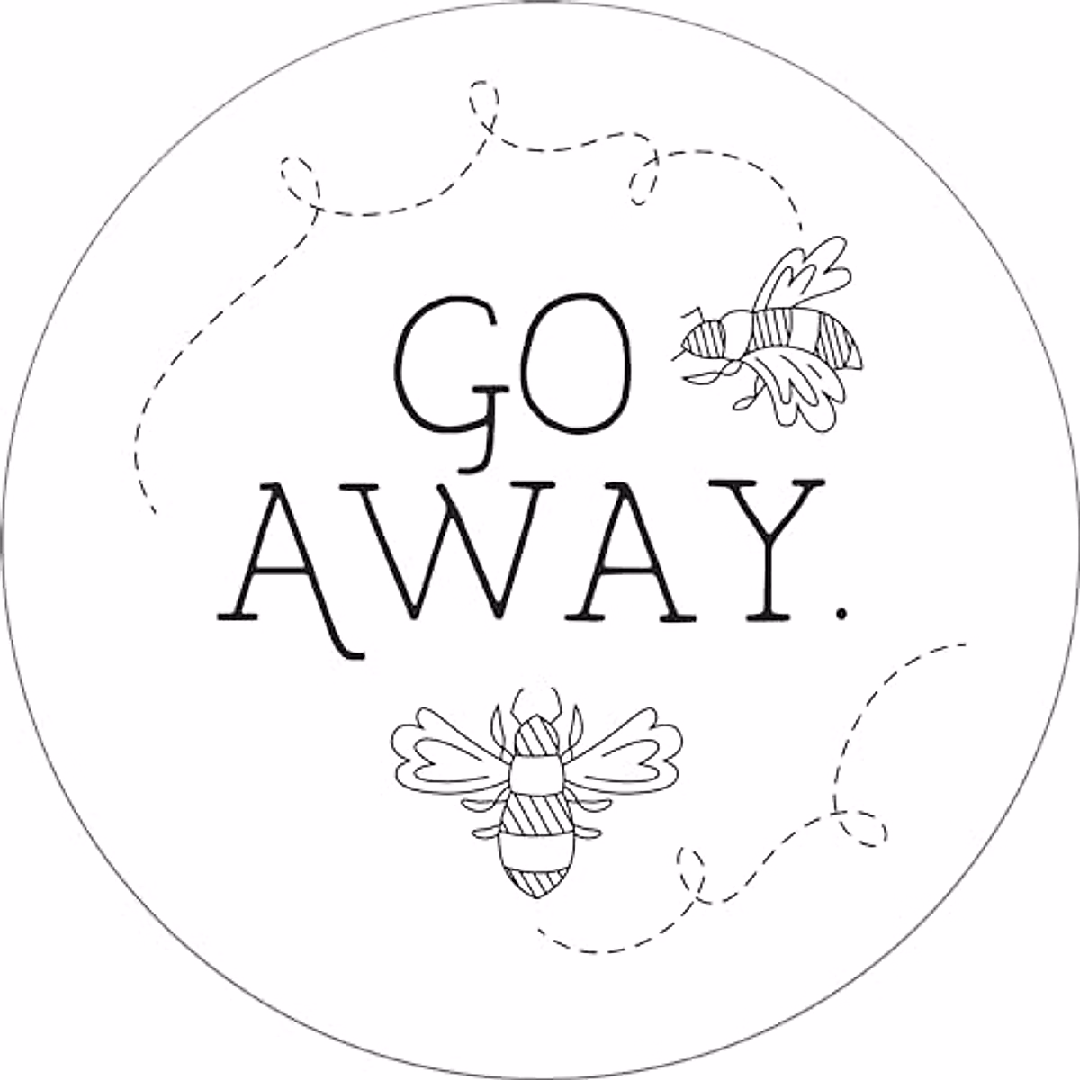 Snarky Embroidery Pattern Transfers (set of 10 hoop designs!)