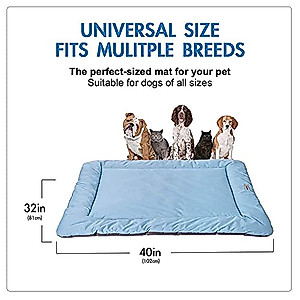 CHEERHUNTING Outdoor Dog Bed Pet Bed 40”X32”, Waterproof, Washable, Water-Resist, Large, Durable, Portable Camping Travel Pet Mat