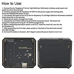Shanrya Expansion Board, Practical Good Performance SSD Board Simple for Home for Office for Computer