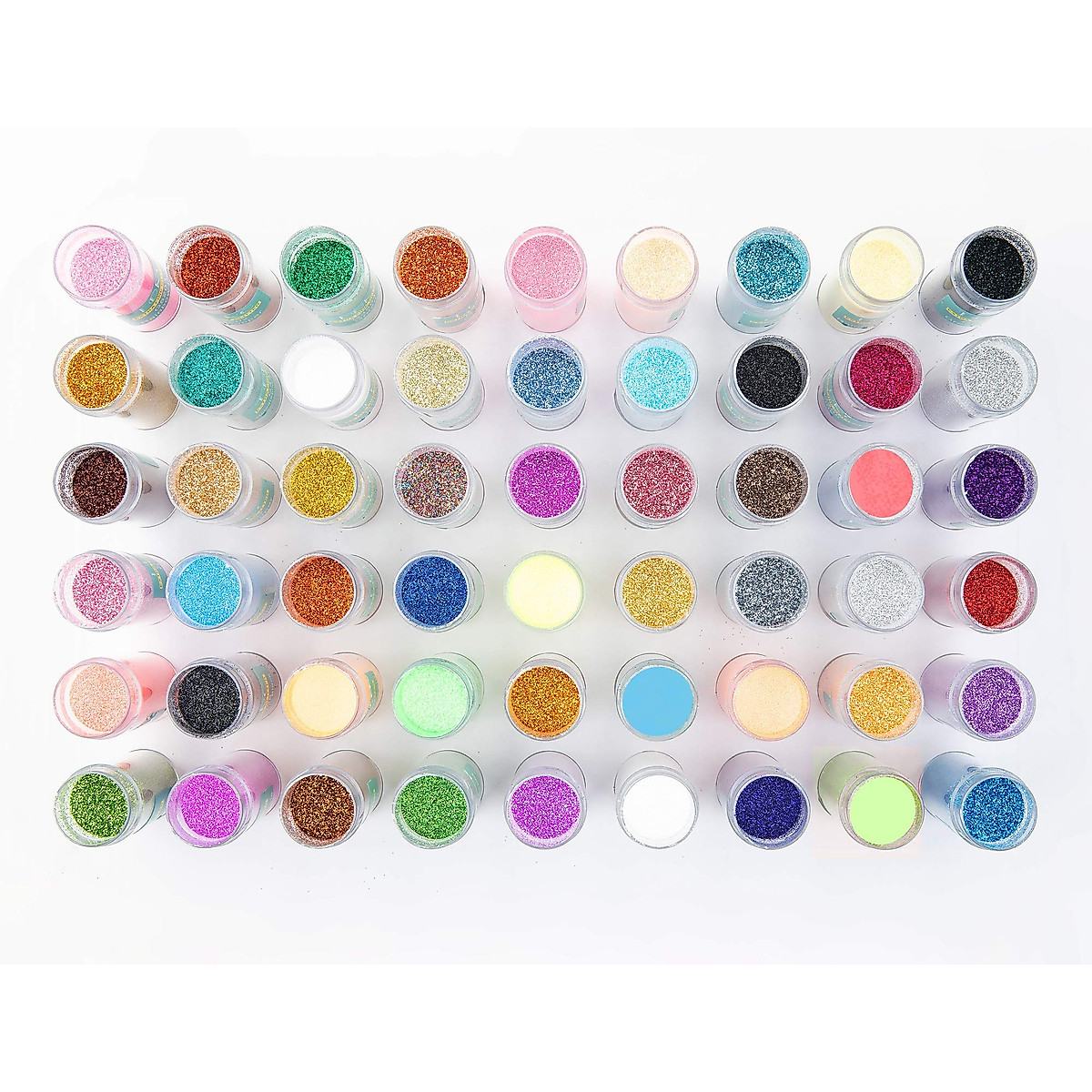 TORC Extra Fine Glitter Set, 54 Colors 19 oz, Holographic Glitter for Crafts Tumblers Slime Nails Art Cosmetic Festival Decor