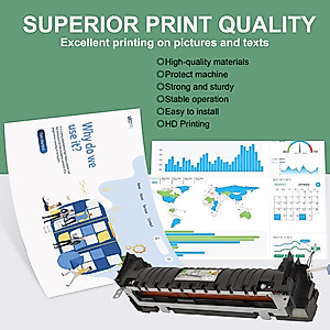 JUNTINE Remanufactured 126K36430 Phaser 6510 Fuser Unit Replacement for Xerox 126K36430 Fuser Kit for Phaser 6510 6510DN 6510DNI, WorkCentre 6515 6515N 6515DN 6515DNI Printers (100,000 Pages, 110V)