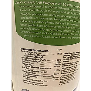 Jack's Classic All Purpose 20-20-20 Plant Food 4 lb