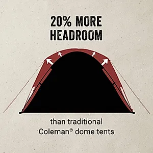 Coleman Camping Tent | Skydome Tent with Screen Room
