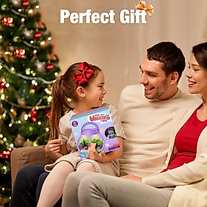 Light-Up Terrarium Kit for Kids, Gifts for Girls, DIY Toys Crafts Kits for Girl Age 4 5 6 7 8-12 Year Old Birthday Gifts