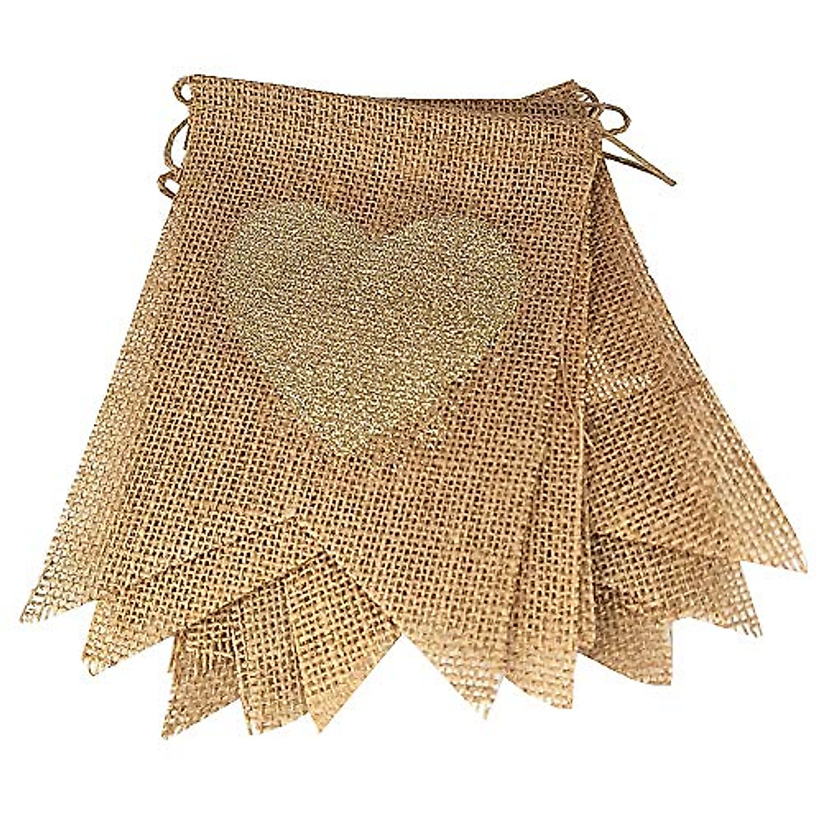 FQTANJU MR and MRS Burlap Flag, Linen, Natural fiber, Environmental, Protection, 8 Pcs Flag / Set.