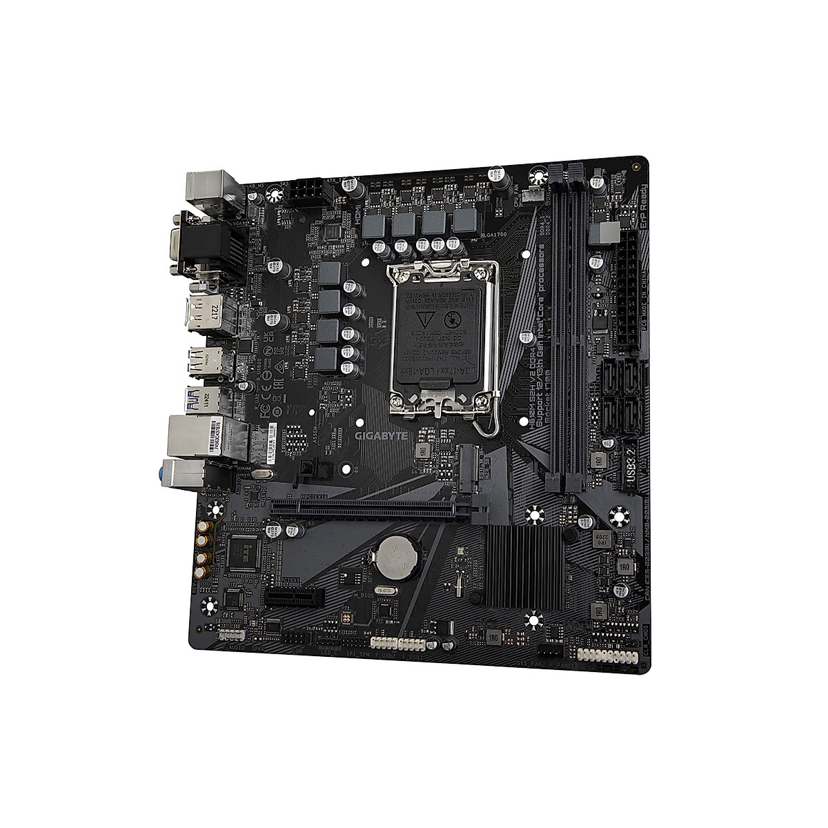GIGABYTE H610M S2H DDR4 (H610/ Intel LGA 1700/ Micro ATX/ DDR4/ Single M.2/ PCIe 4.0/ USB 3.2 Gen1/ Realtek GbE LAN/Motherboard)