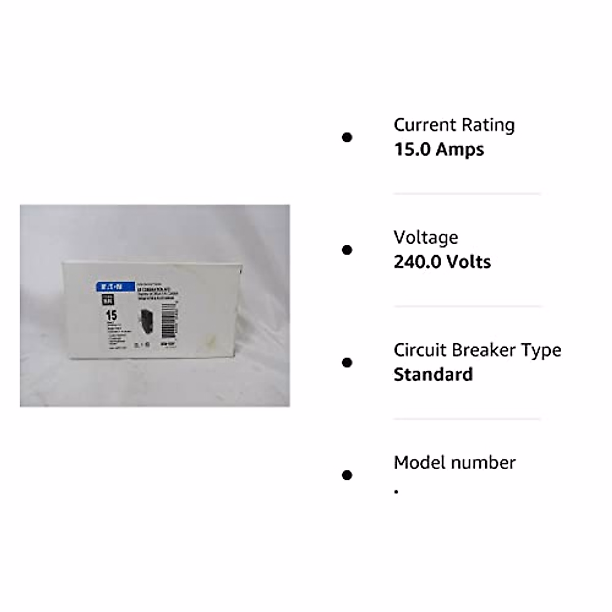 Eaton BRN115AF Br Combo Afci, 1p, 15a, 10kaic, Pigtail