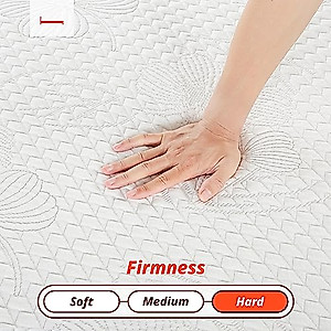 PrimaSleep King Mattress, 10 Inch Gel Memory Foam Mattress, Gel Infused for Comfort and Pressure Relief, CertiPUR-US Certified, Bed-in-a-Box, Medium Firm, Grey, King Size