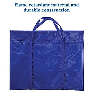 Carson Dellosa Deluxe Bulletin Board Storage Bag Pocket Chart, (24" x 30") Bulletin Board Holder, Large Organizer for Bulletin Boards, Charts, Calendars, Posters, Wall Art, and More