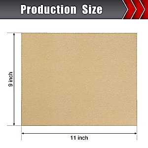 BOSHCRAFT 25 PCS Sandpaper, Sandpaper Assortment Sandpaper for Wood Metal Furniture Hand Sander Sand Paper 80/120/150/220/320 Grit Sandpaper Sheets Cut for Use 9" x 11"
