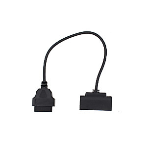 MOTOKU Replacement for Ford 7 pin OBD1 to OBD2 Adapter Code Reader Scanner Check Engine Repair Diagnostic Tool Cable Connector