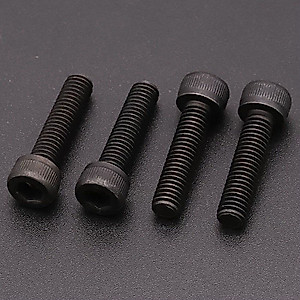 M10-1.5 x 30mm (10 Pack) Alloy Steel Socket Head Cap Screws Grade 12.9 Black Oxide Finish Full Thread