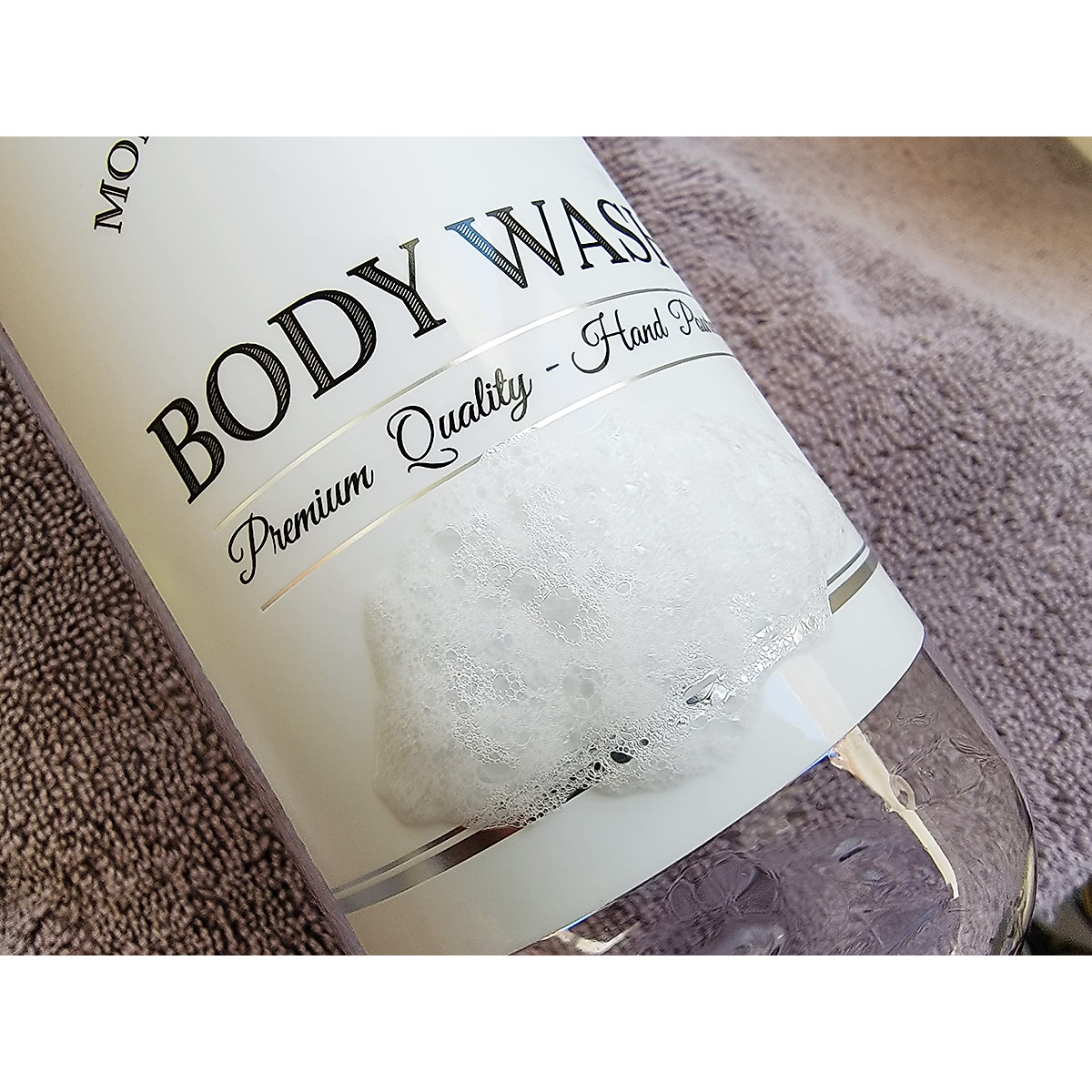 Clear Refillable Shampoo and Conditioner Bottles - Body Wash, Shampoo and Conditioner Dispenser - PET Plastic Shampoo Bottles Refillable with Pump - Waterproof Labels - 16 oz, 3 Pack (Stainless Steel)