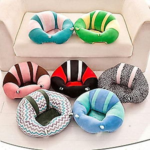 Baby Support Seat,Infant Sitting Chair ,Washable Infant Floor Seats & Loungers,Baby Learning Seat Plush Cushion Toys Baby Comfort Sea (Pink)