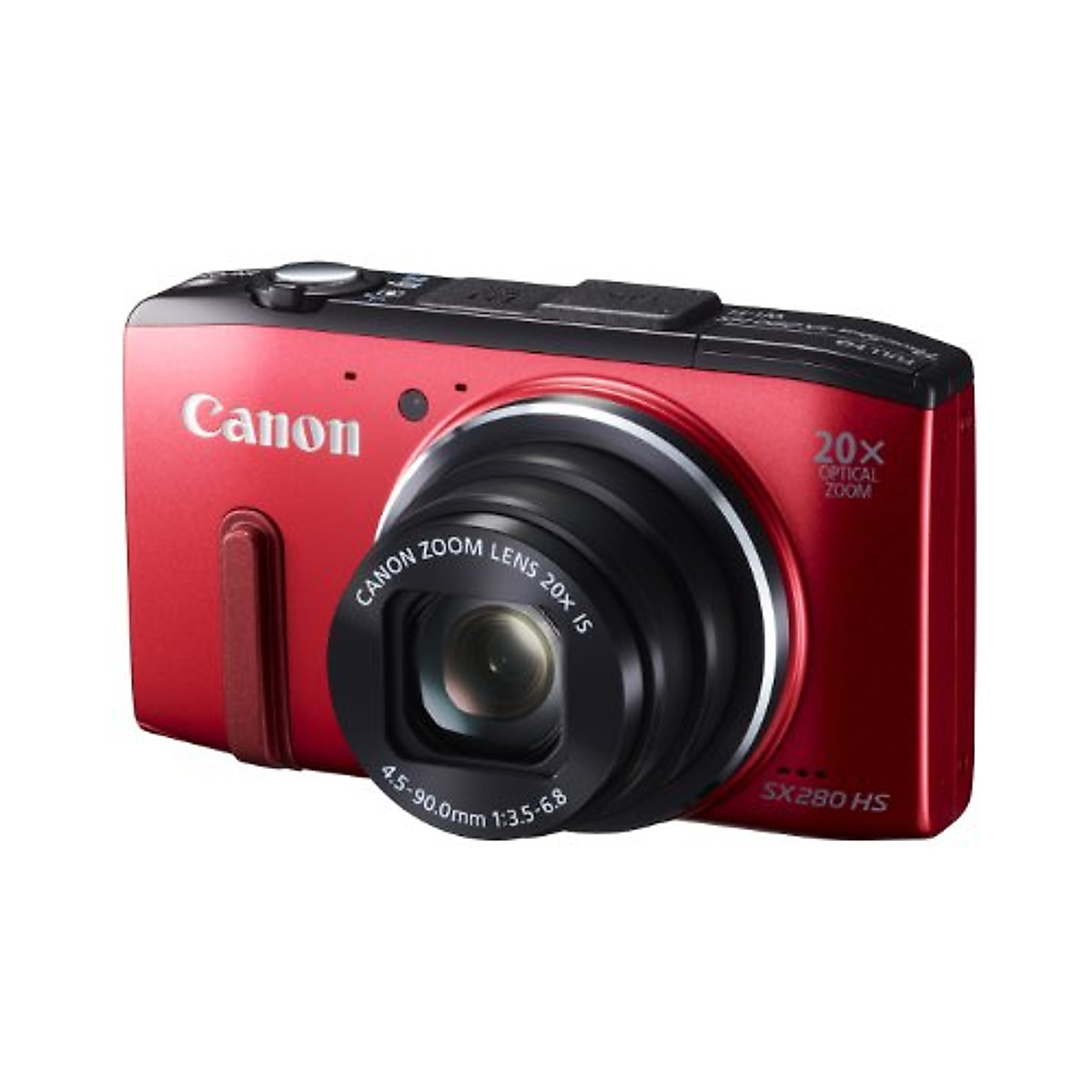 Canon PowerShot SX280 12MP Digital Camera with 20x Optical Image Stabilized Zoom with 3-Inch LCD (Red) (OLD MODEL)