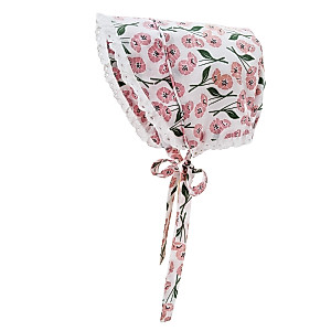 Huggalugs Baby & Toddler Girls Blush Poppy Flower Bonnet UPF25+ 6-12