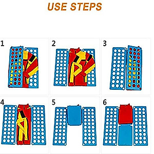 Clothes Folding Board, Heavy Duty Clothes Folder, Collapsible Liner for Easy Storage and Travel, Flip Fold Board for T Shirts,Laundry Folder Organizer Clothing, Tees, Great for Home, Apartment, Child