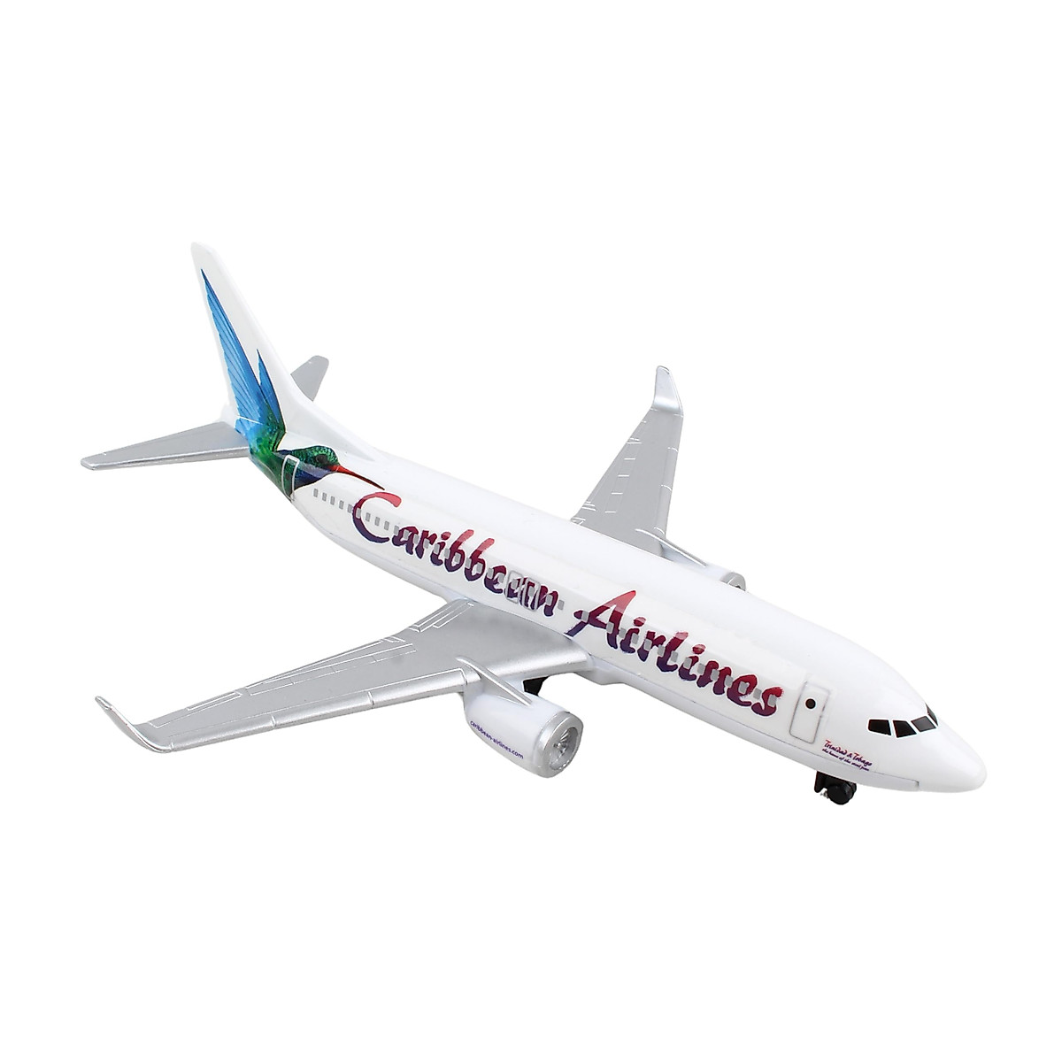 Daron Toy Airplane – Caribean 737 – Die-Cast Metal Model Airplane Toy with Plastic Parts for Kids Ages 3+