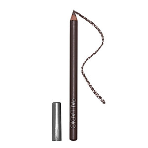 Palladio Wooden Eyeliner Pencil, Thin Pencil Shape, Easy Application, Firm yet Smooth Formula, Perfectly Outlined Eyes, Contour and Line, Long Lasting, Rich Pigment, Taupe