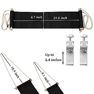 Yamasan Foot Hammock Under Desk with Separate Cushion Footrest Adjustable Office Foot Rest Under Desk Hammock Portable Desk Feet Hammock