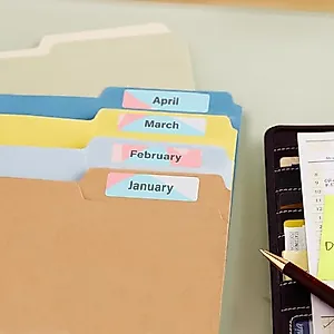 Avery Matte White Return Address Label, Sure Feed Technology, Permanent Adhesive, 3/4" x 2-1/4", 600 Labels (8257)