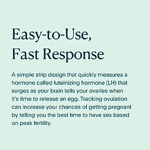 Natalist Ovulation Test Kit Home Fertility Strips for Women - Clear & Accurate Result Tracker Helps Get Timing Right While Planning for Baby - 30 Count