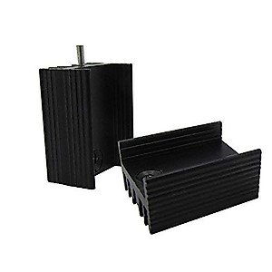 Easycargo 10 packs TO-220 Heatsink + Insulator Mounting Screws Kits for LM317 LM317t L7805 L7812 L78XX Voltage Regulator, IRFZ44N 3205 520N 630 1404 MOSFET Transistor (20mmx15mmx11mm)