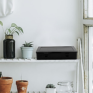 TLPCRKI 60 Slots Seed Storage Box, Opaque Light Proof Seed Organizer Storage Organizer with 3 Sheet Label Stickers, Seed Container for Flower Vegetable Plants Garden