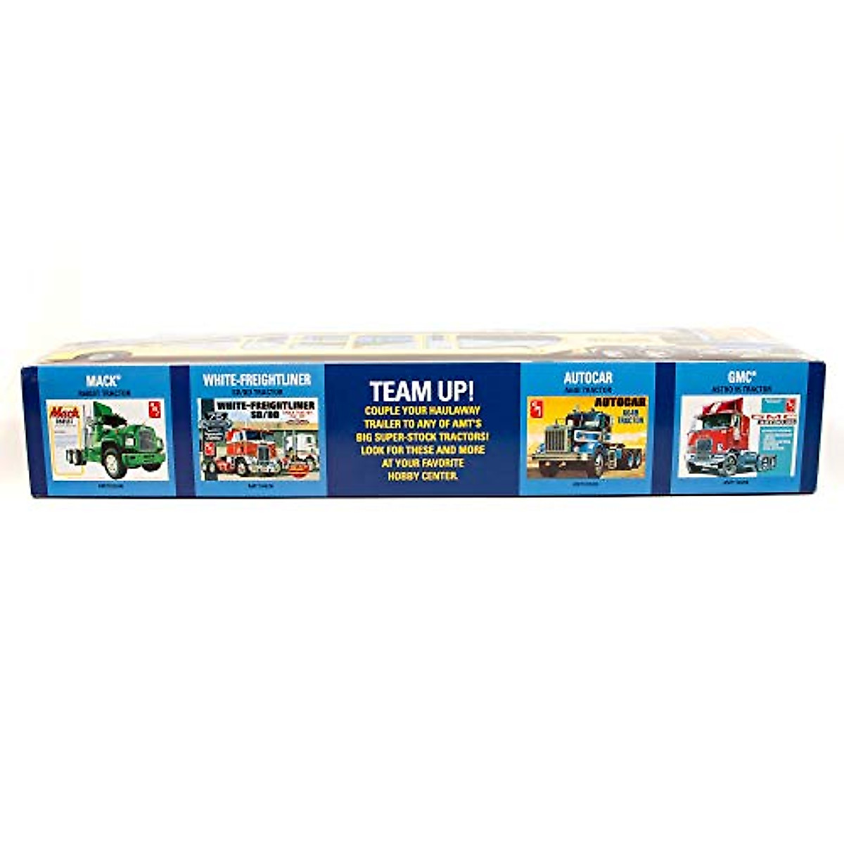 AMT 5-Car Haulaway Trailer 1/25th Scale Model Kit, White (AMT1193)