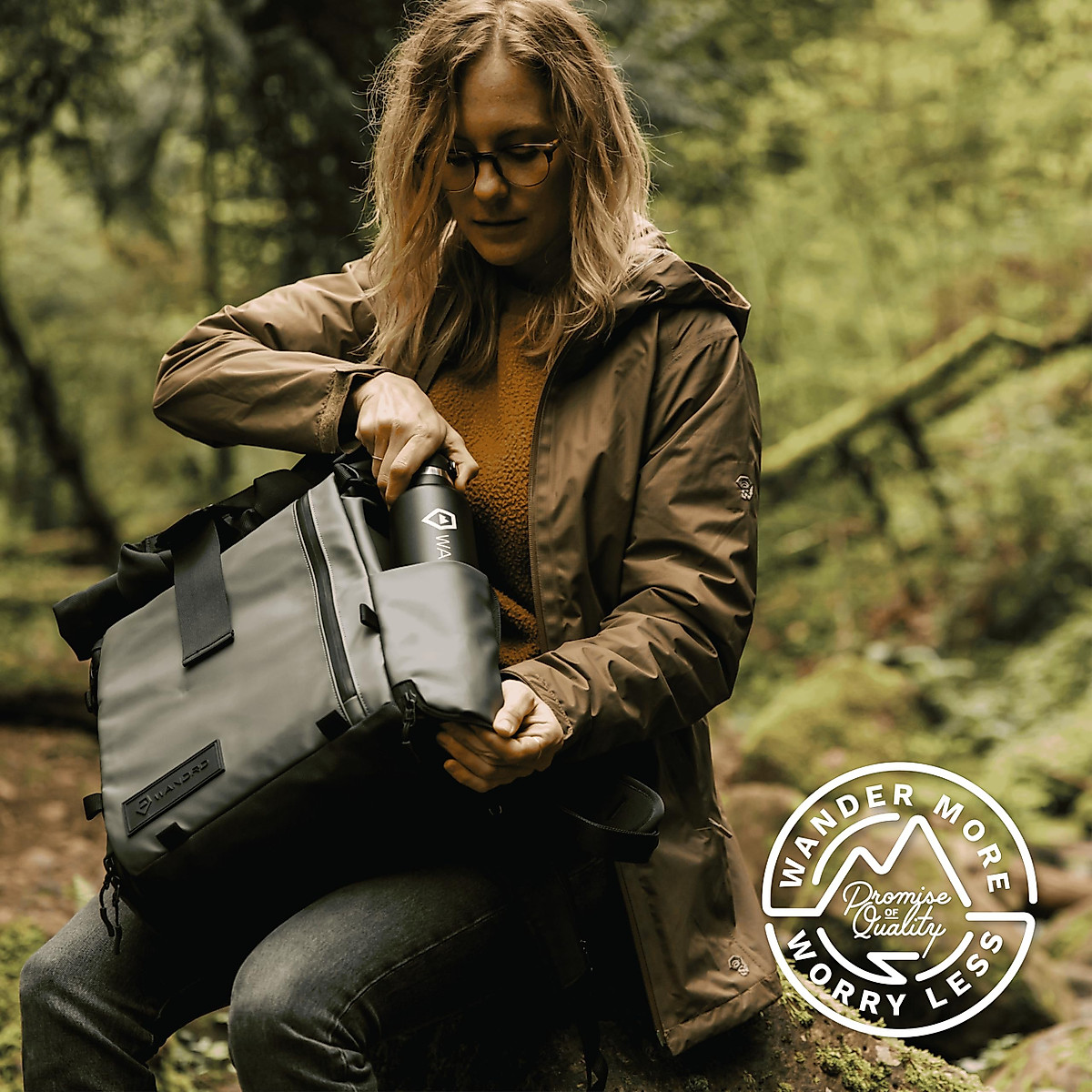 WANDRD All-New PRVKE 21L Photography Travel Backpack - Photo Bundle - Weather Resistant Camera Bag with Laptop Compartment (Wasatch Green)