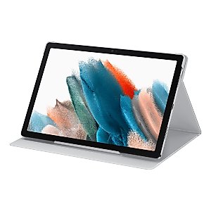 SAMSUNG Galaxy Tab A8 Book Cover, Protective Tablet Case w/ 2 Viewing Angles, Magnetic Design, Slim, Lightweight, US Version, Silver