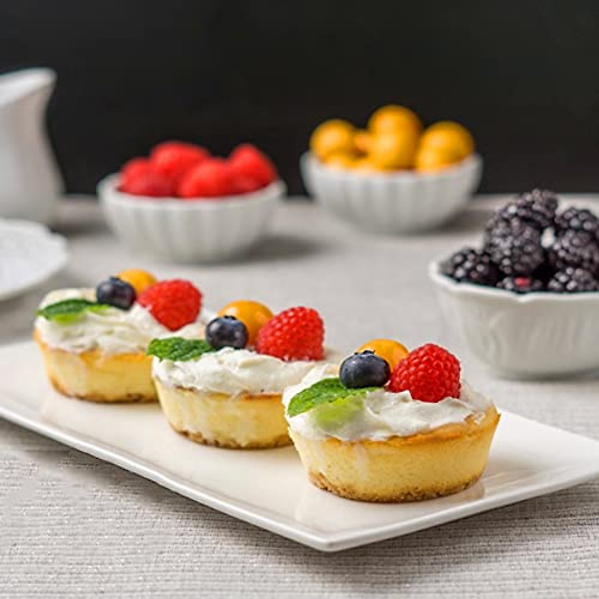 JOERSH 2-PK Silicone Egg Molds Non-Stick 3" Round Muffin Top Baking Pans, Egg Molds for Breakfast Sandwiches, Corn Breads, Whoopie Pies, Shortcakes